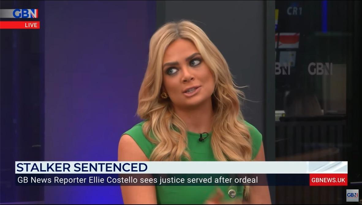 GB News Presenter Ellie Costello speaks out about her stalking ordeal ...
